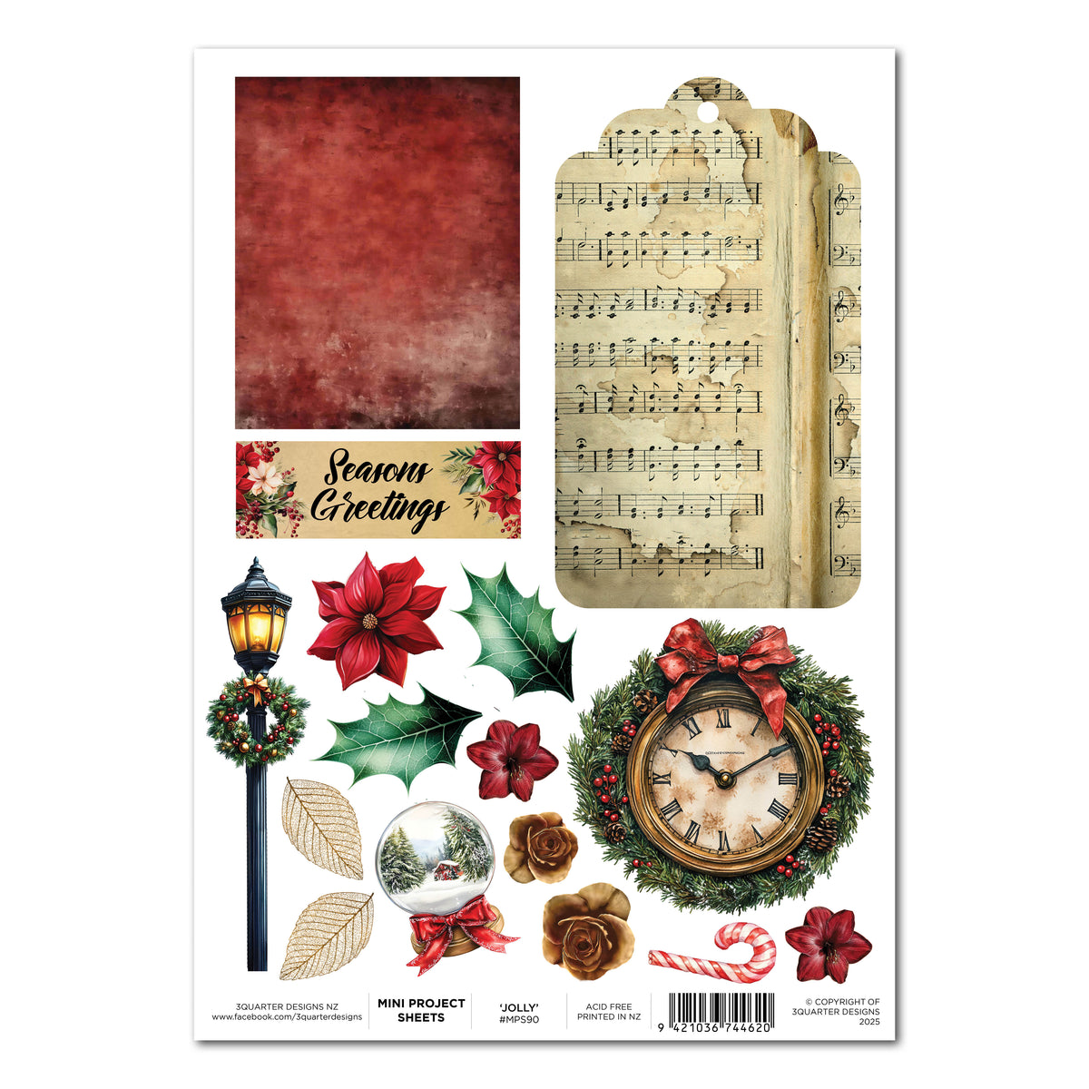 Holly Jolly - Mini Project Sheets – The Scrap Room