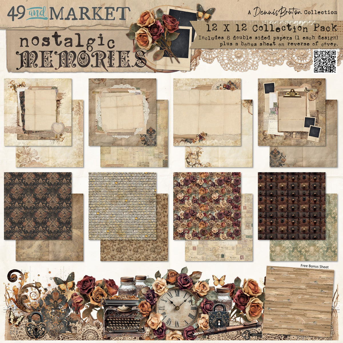 Nostalgic Memories – 12 x12 Collection Pack – The Scrap Room