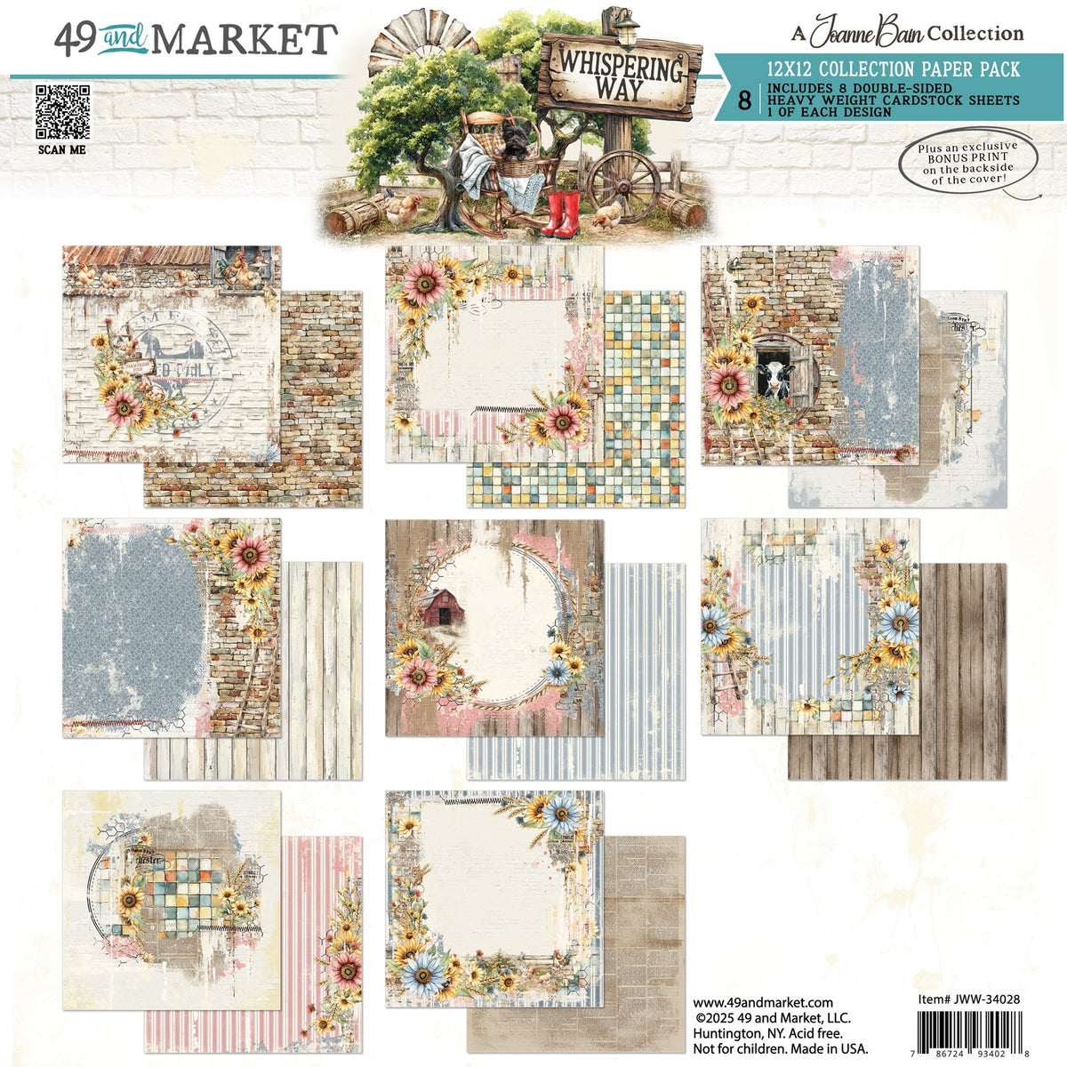 Whispering Way – 12 x12 Collection Pack – The Scrap Room