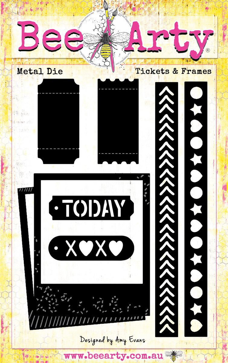 Tickets and Frames - Metal Die – The Scrap Room