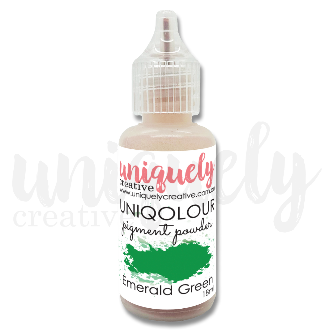 UNIQOLOUR Pigment Powder - Emerald Green – The Scrap Room