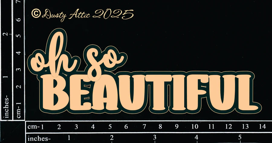 Oh, so beautiful – The Scrap Room