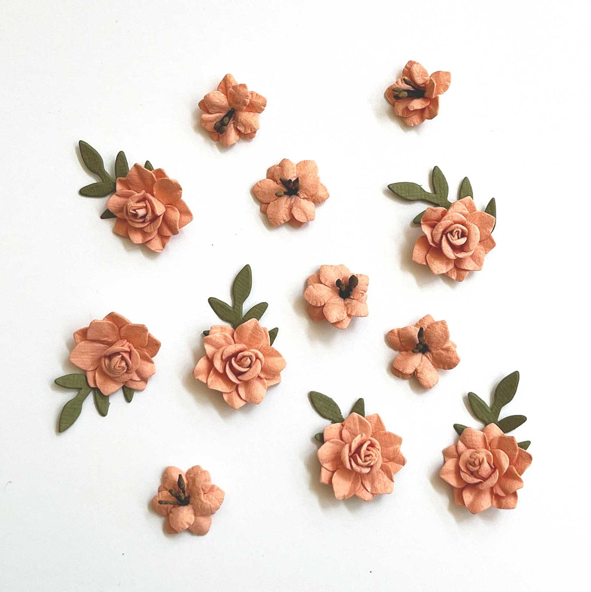 Florets Paper Flowers - Mango – The Scrap Room