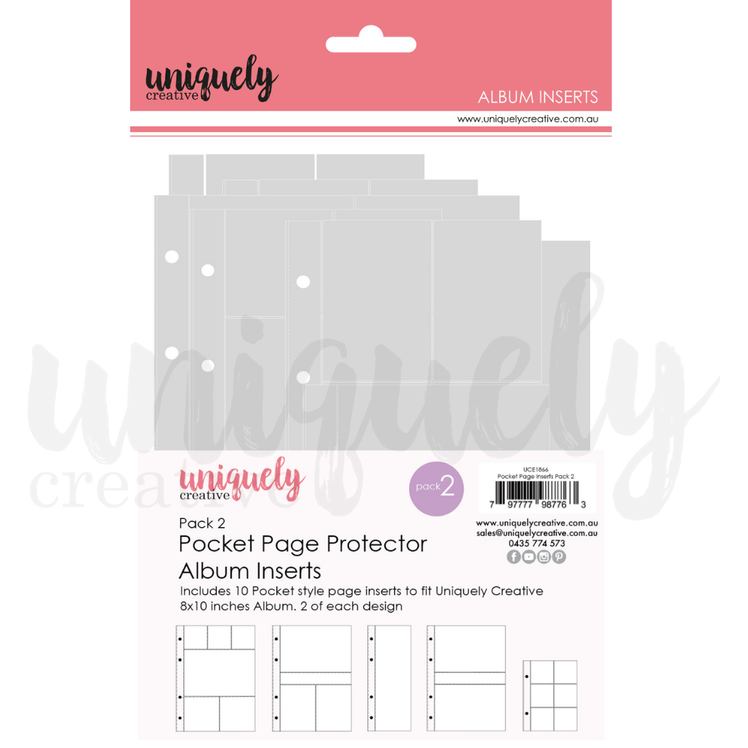 Pocket Page Album Inserts - Pack 2 – The Scrap Room